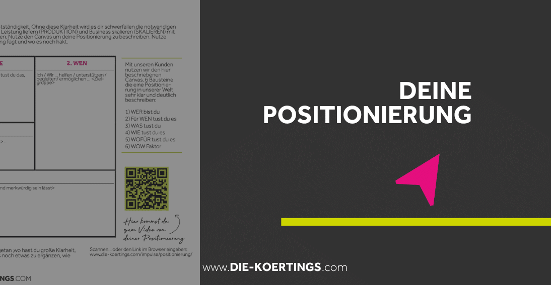 Deine Positionierung - KOERTING INSTITUTE