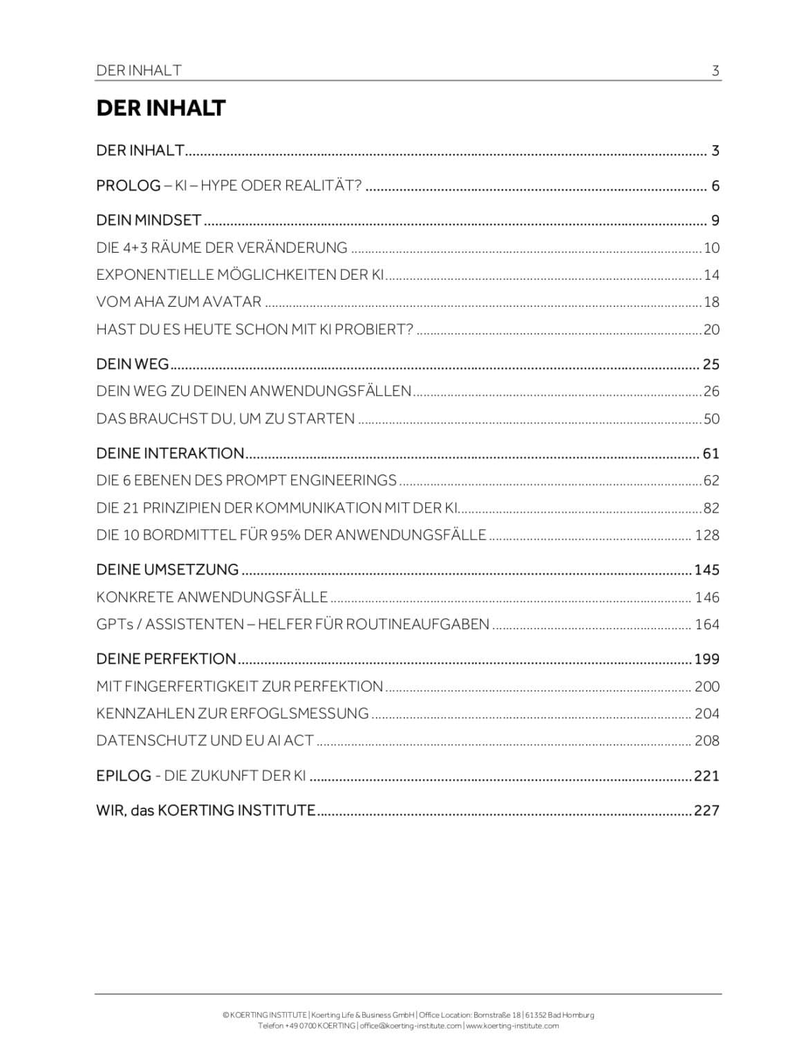 Mit jedem Prompt ein WOW! ... Das Buch - KOERTING INSTITUTE